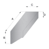 Conducto rectangular para ventilación de chapa galvanizada unión marco ...
